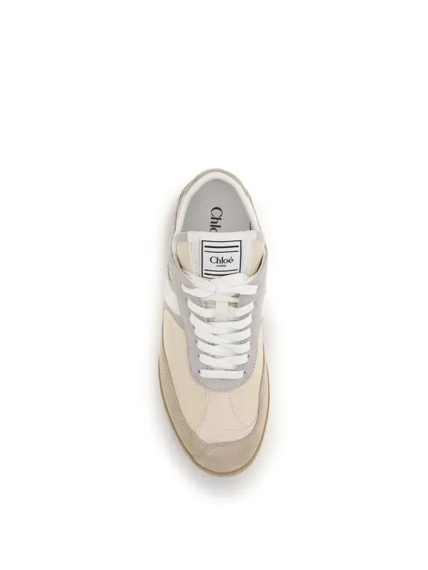 Chloé Kick Sneakers - Cream