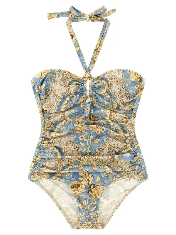 Zimmermann Daylight One-piece Swimsuit - Blue