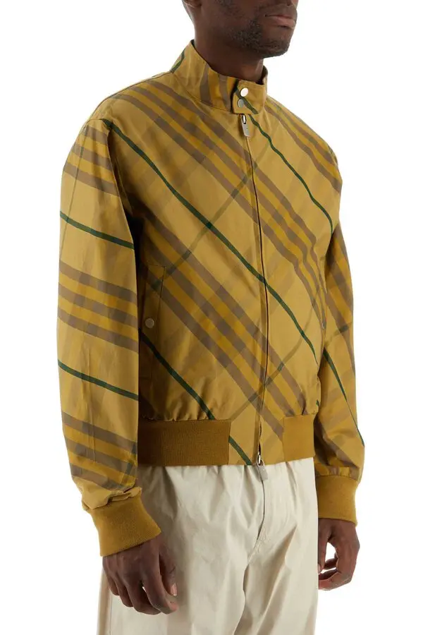 Burberry Embroidered Cotton Bomber Jacket - Multicolor
