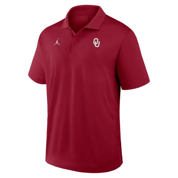 Nike Oklahoma Primetime Victory Plus Jordan Brand Dri-fit College Polo - Red