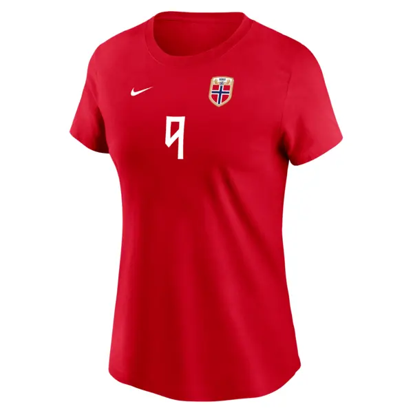 Nike Erling Haaland Norway Soccer T-shirt - Red