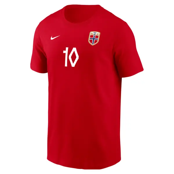 Nike Jens Odgaard Norway Soccer T-shirt - Red