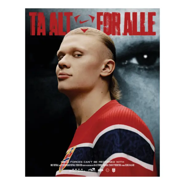 Nike Norway National Soccer Team Poster - Multicolor
