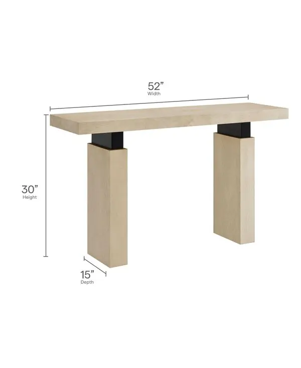 MODWAY Piston 52" Rectangular Wood Console Table