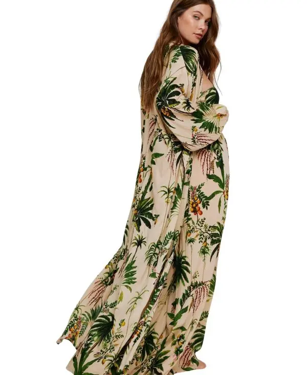 Nasty Gal Tropical Print Three-piece Beach Set