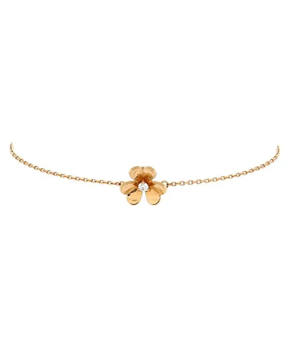 VAN CLEEF & ARPELS Mini Frivole Bracelet 18k With Diamond - Gold