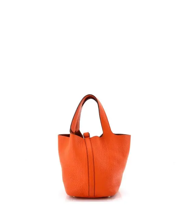 Hermès Pm Picotin Bag Clemence - Orange