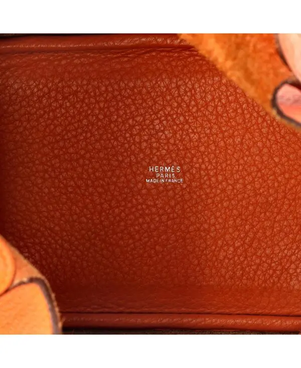 Hermès Pm Picotin Bag Clemence - Orange