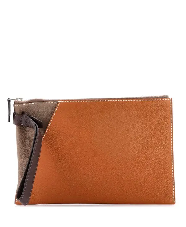 Hermès 30 Cabavertige Pouch Leather - Brown