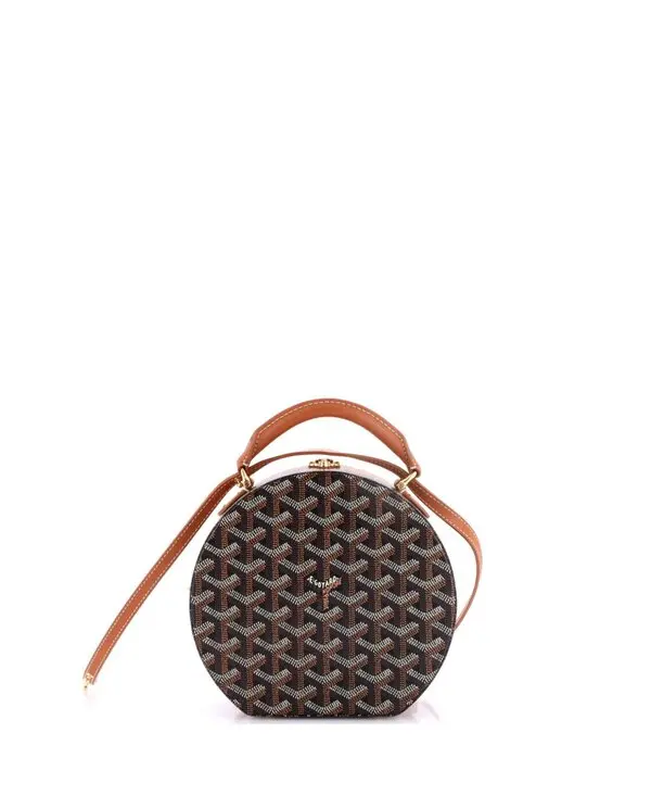 Goyard Alto Hatbox Bag Coated Canvas