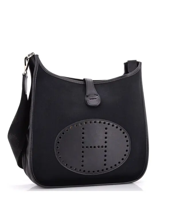 Hermès Gm Evelyne Bag Gen I Toile And Leather
