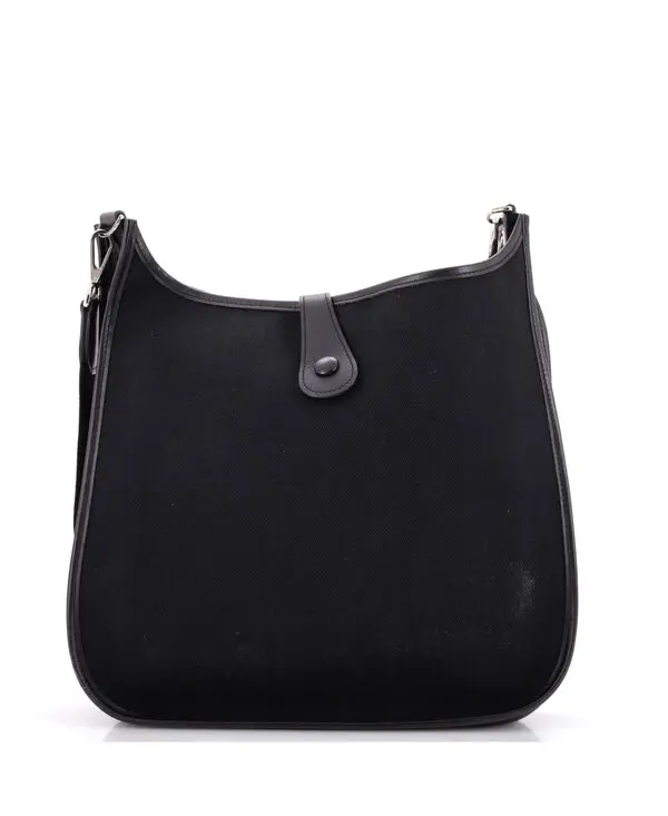 Hermès Gm Evelyne Bag Gen I Toile And Leather