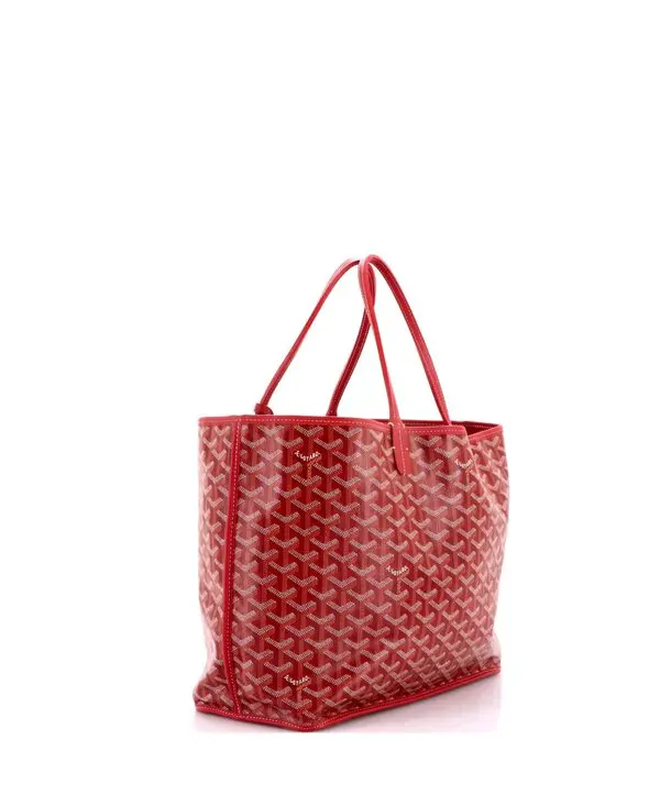 Goyard Pm Anjou Reversible Tote Coated Canvas - Red