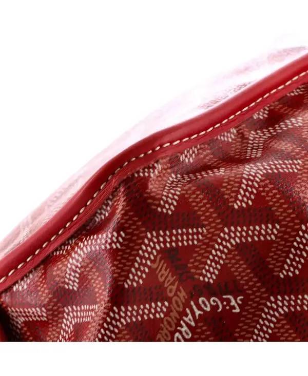 Goyard Pm Anjou Reversible Tote Coated Canvas - Red