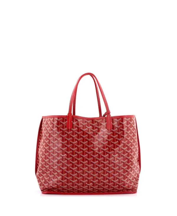 Goyard Pm Anjou Reversible Tote Coated Canvas - Red