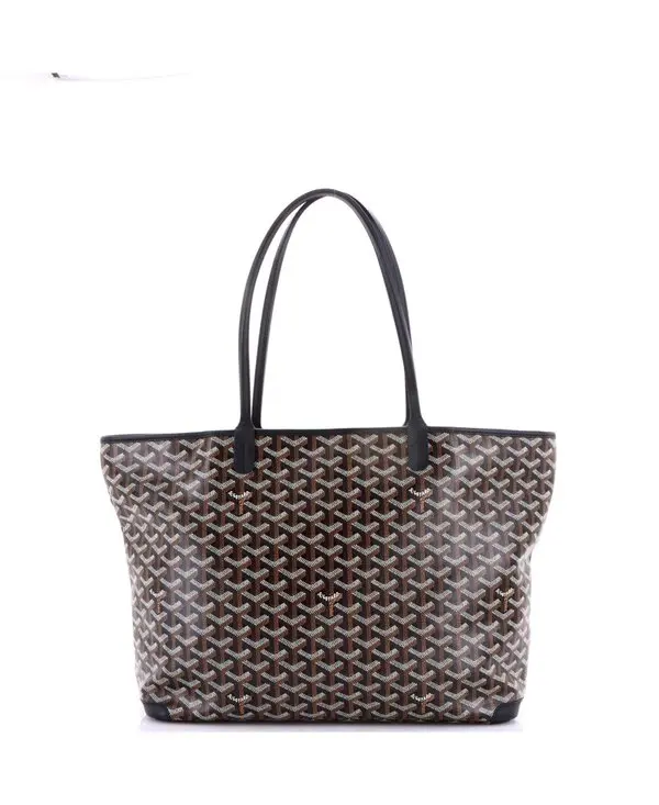 Goyard Mm Artois Tote Coated Canvas - Black