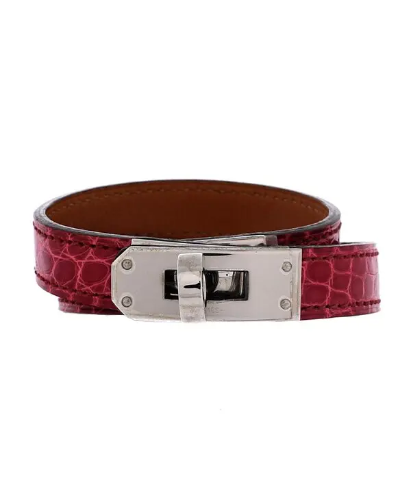 Hermès Kelly Double Tour Bracelet Shiny - Alligator