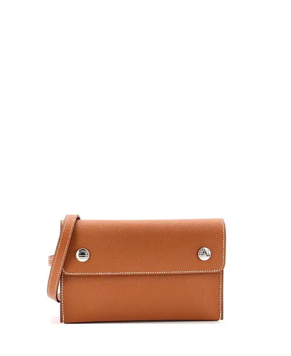 Hermès Hermesnap Wallet Bag Epsom - Brown
