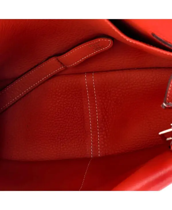 Hermès 31 Halzan Bag Clemence - Red
