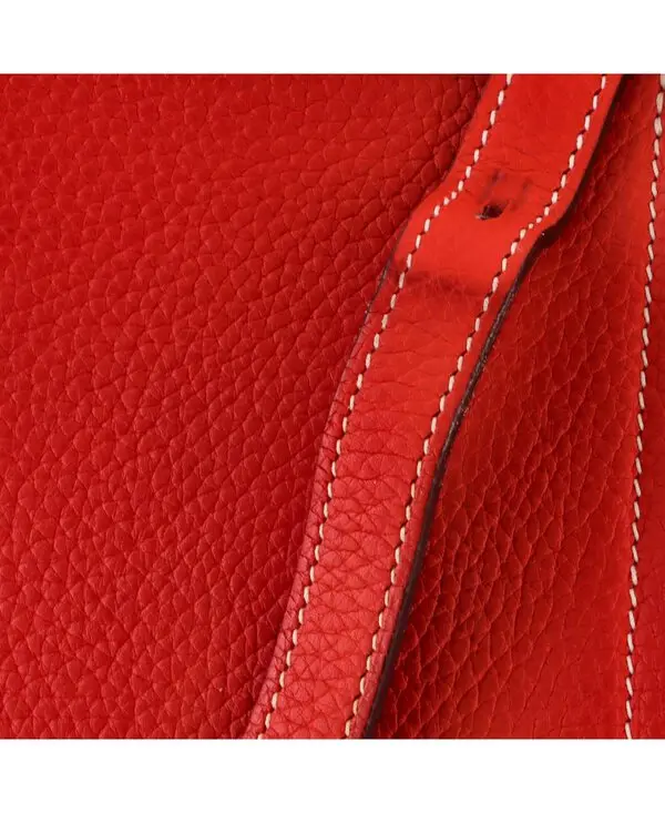 Hermès 31 Halzan Bag Clemence - Red