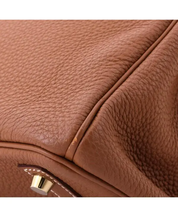 Hermès Birkin 30 Handbag Brown Togo With Hardware - Gold