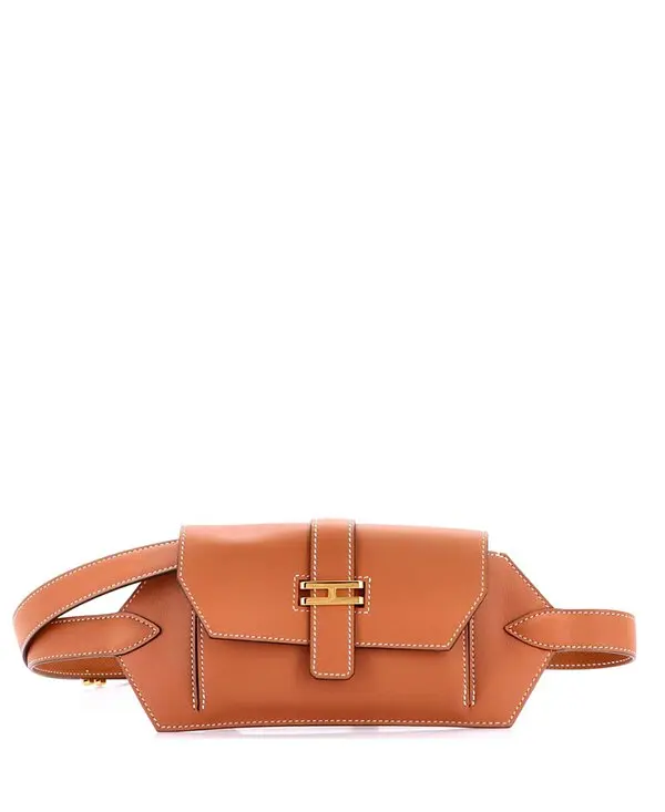 Hermès Elan Pocket 24 Belt Bag Swift - Brown