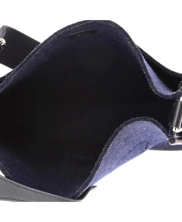 Hermès Pm Evelyne Bag Gen Iii Felt - Blue