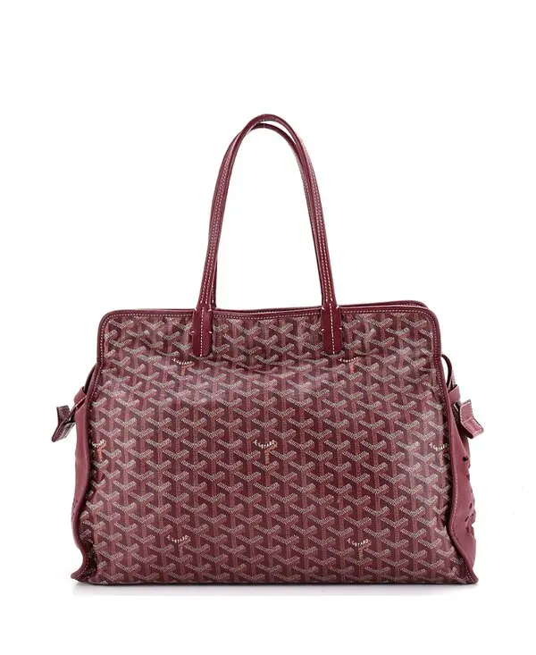 Goyard Pm Hardy Pet Carrier Coated Canvas - Red
