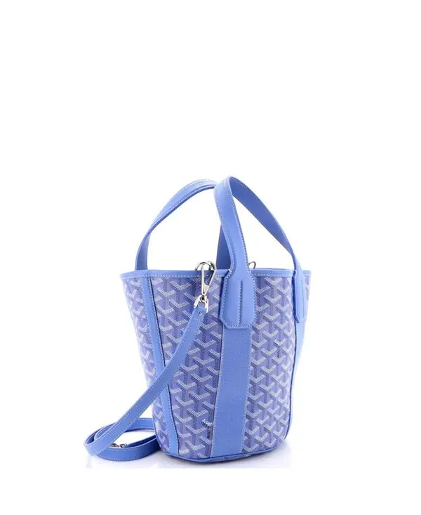 Goyard Pm Belharra Tote Coated Canvas - Blue