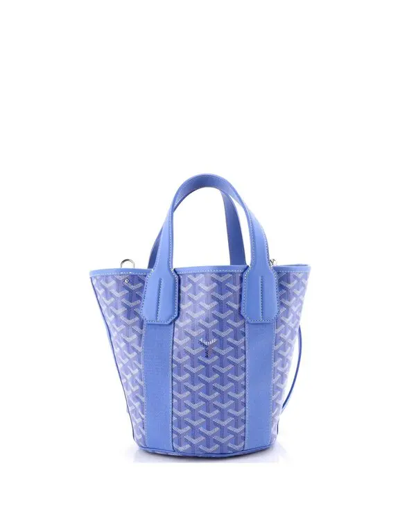 Goyard Pm Belharra Tote Coated Canvas - Blue