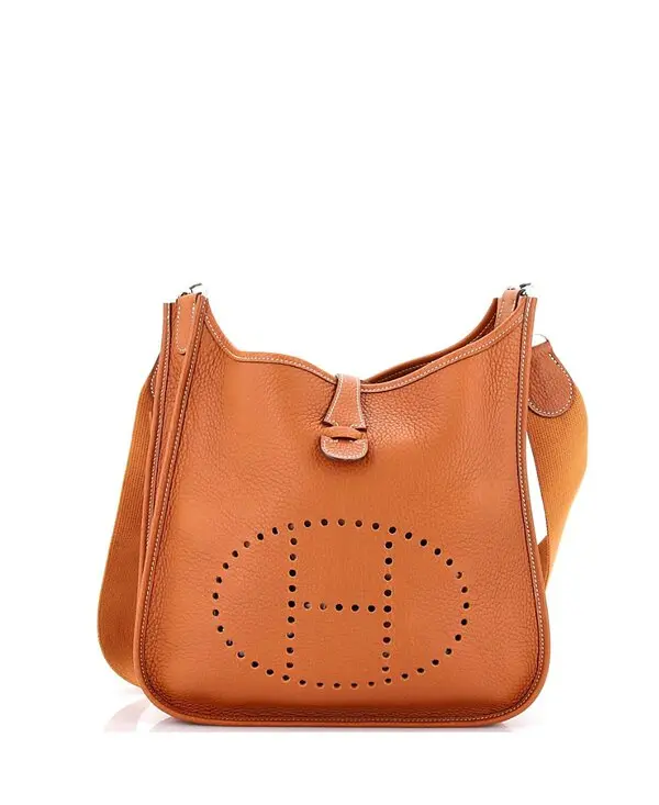 Hermès Pm Evelyne Bag Gen Ii Clemence - Brown