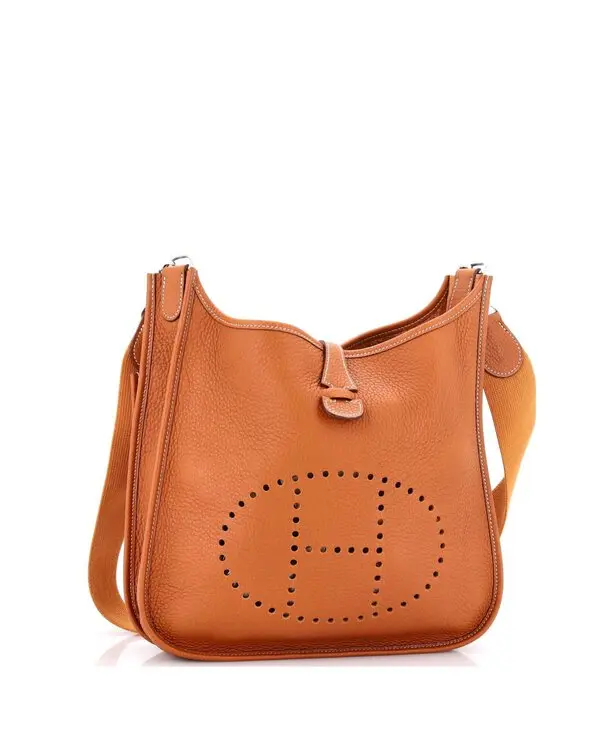 Hermès Pm Evelyne Bag Gen Ii Clemence - Brown