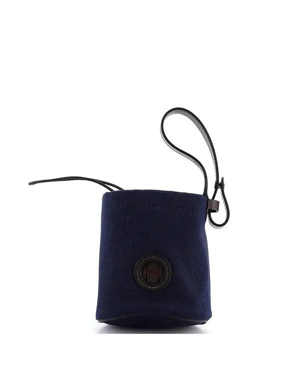 Hermès On-the-go Dog Pouch Toile - Blue