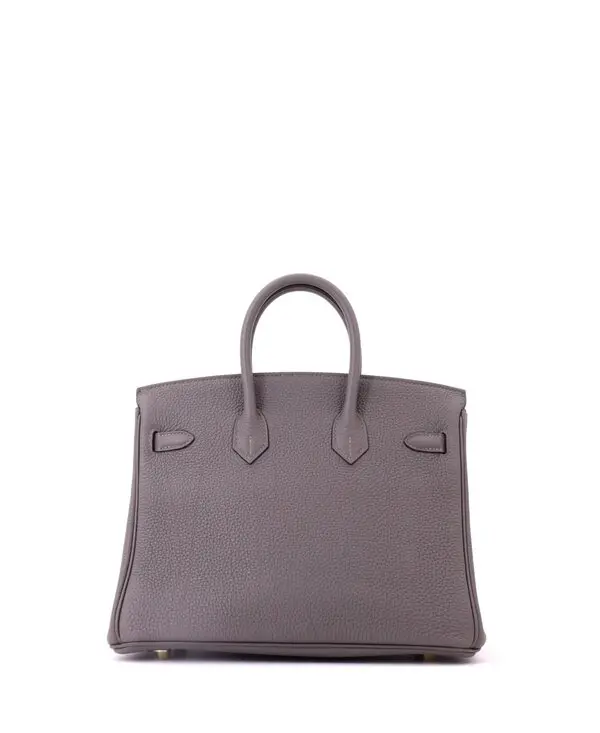 Hermès Birkin 25 Handbag Grey Togo With Gold Hardware - Gris Meyer