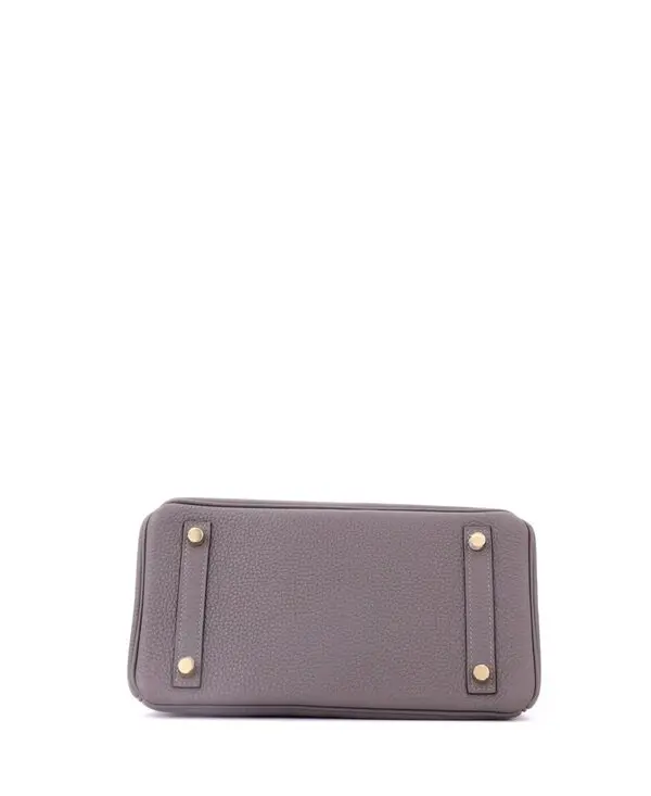 Hermès Birkin 25 Handbag Grey Togo With Gold Hardware - Gris Meyer