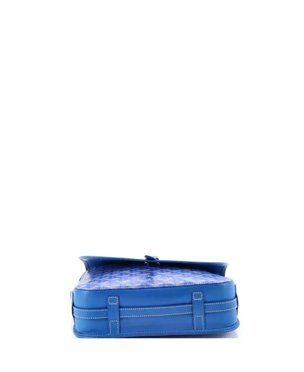 Goyard Mm Belvedere Ii Messenger Bag Coated Canvas - Blue