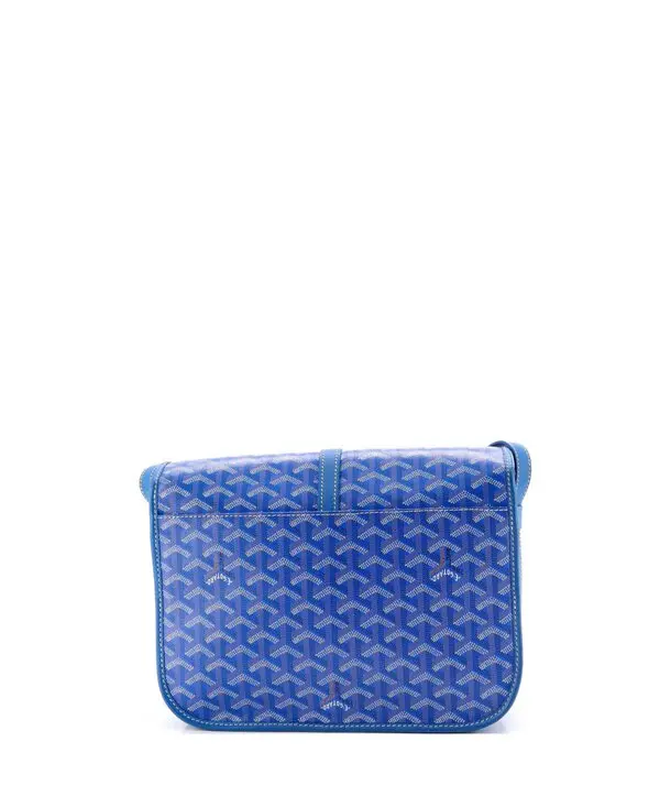Goyard Mm Belvedere Ii Messenger Bag Coated Canvas - Blue