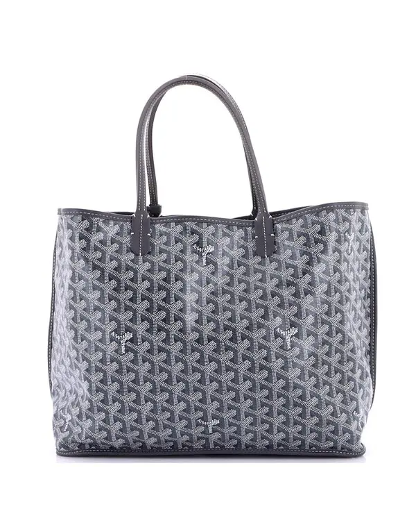 Goyard Pm Anjou Reversible Tote Coated Canvas - Gray