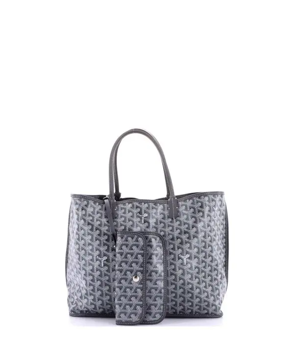 Goyard Pm Anjou Reversible Tote Coated Canvas
