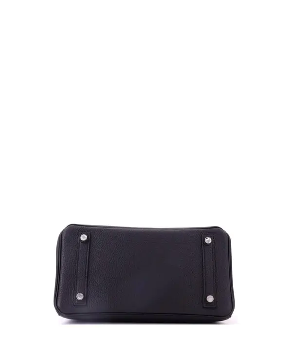 Hermès Birkin 25 Handbag Black Togo With Palladium Hardware - Noir