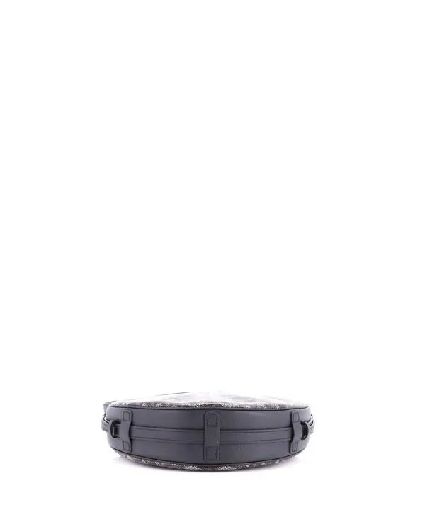 Goyard Hirondelle Shoulder Bag Coated Canvas And Leather - Black