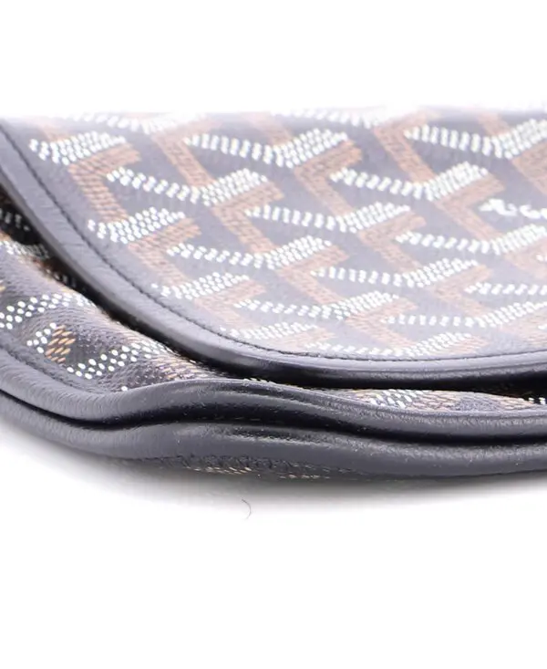 Goyard Plumet Clutch Wallet Coated Canvas - Black
