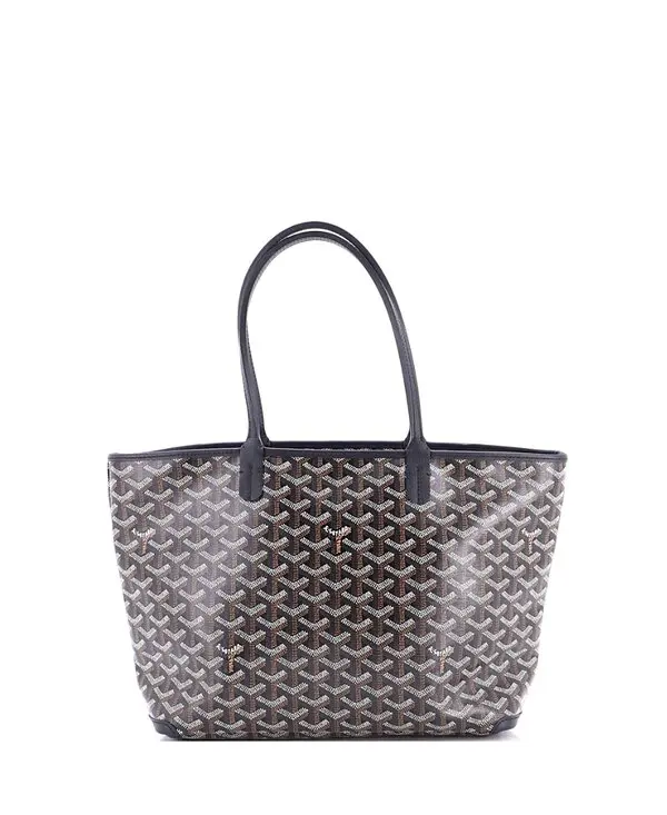 Goyard Pm Artois Tote Coated Canvas - Black