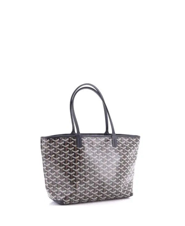 Goyard Pm Artois Tote Coated Canvas - Black