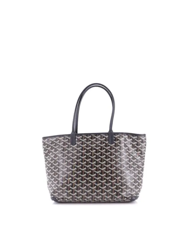 Goyard Pm Artois Tote Coated Canvas - Black