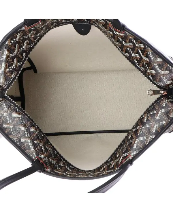 Goyard Pm Artois Tote Coated Canvas - Black