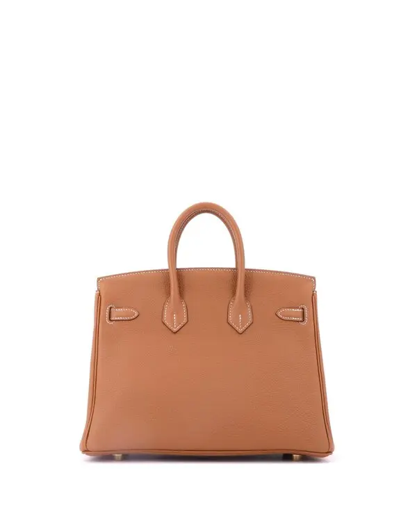 Hermès Birkin 25 Handbag Brown Togo With Hardware - Gold