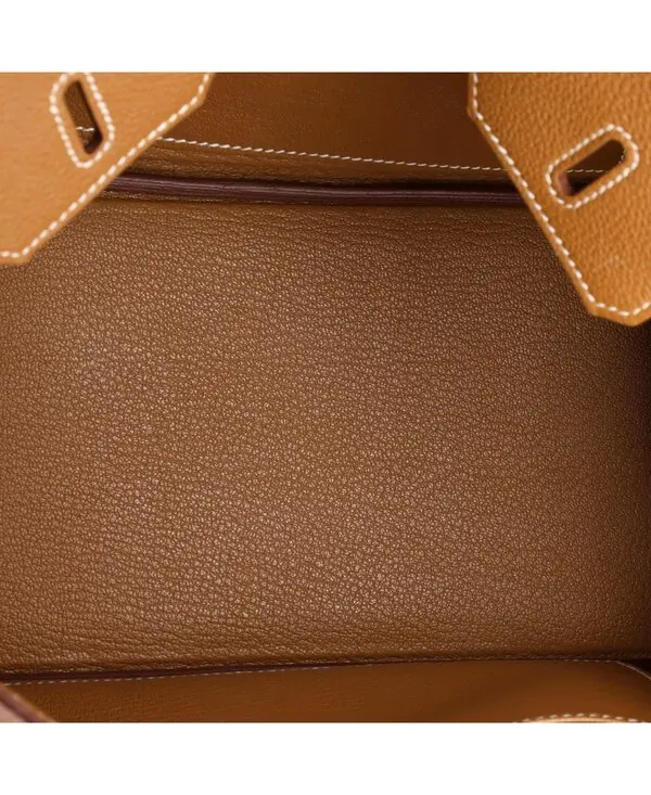 Hermès Birkin 25 Handbag Brown Togo With Hardware - Gold
