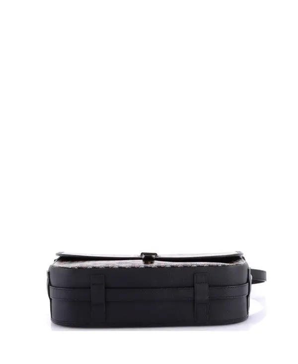 Goyard Mm Belvedere Ii Messenger Bag Coated Canvas - Black