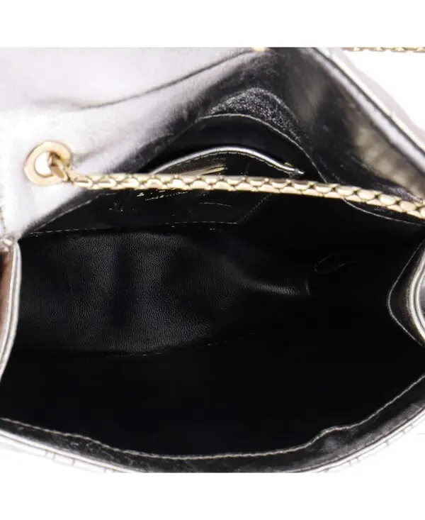 BVLGARI Small Serpenti Forever Square Shoulder Bag Quilted Leather